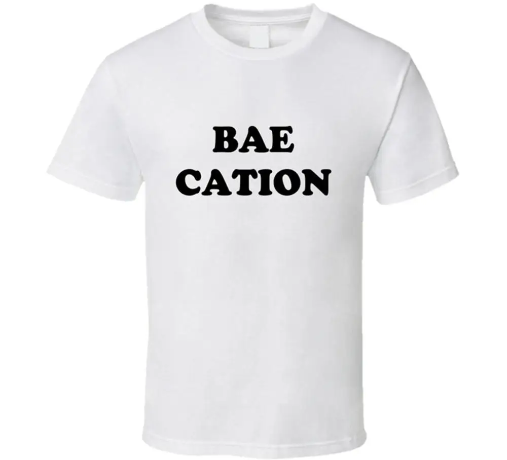 Bae Cation Tee Funny Baecation Vacation Hanging Out with Bae Trendy T ...