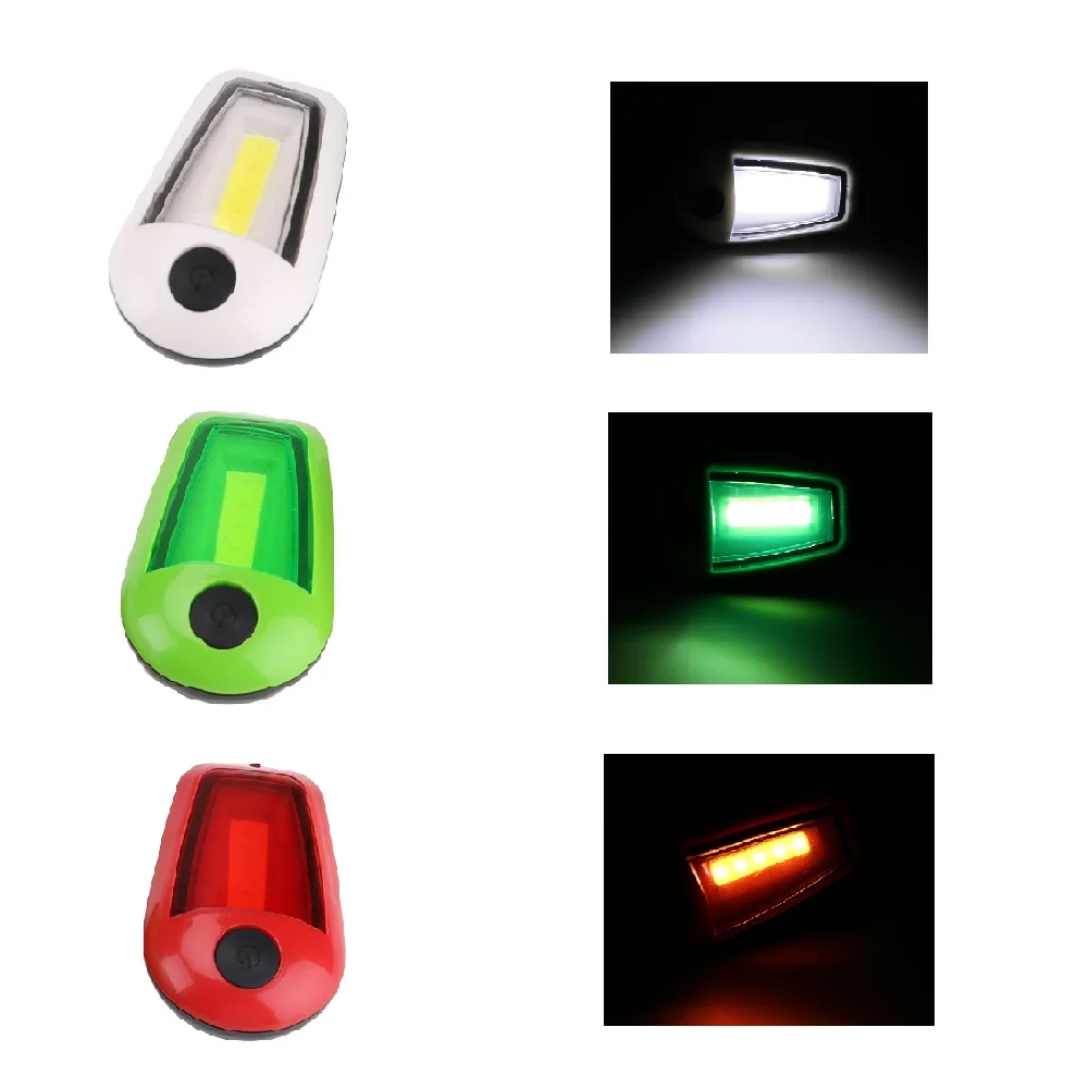 Mini COB LED Flashlight Lamp With Back Clip Built in 2*CR2032 Battery ...