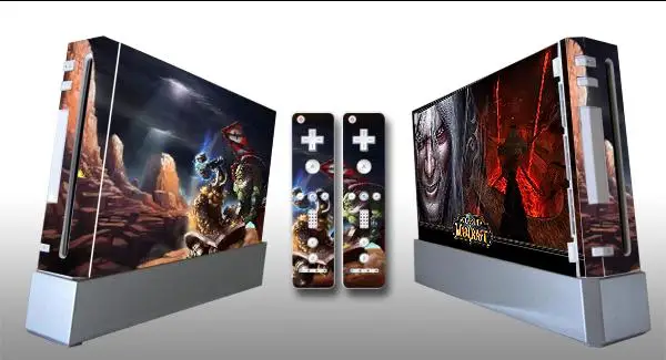 Adesivo para nintendo wii e controle, adesivos para peles de vinil, 042 ...