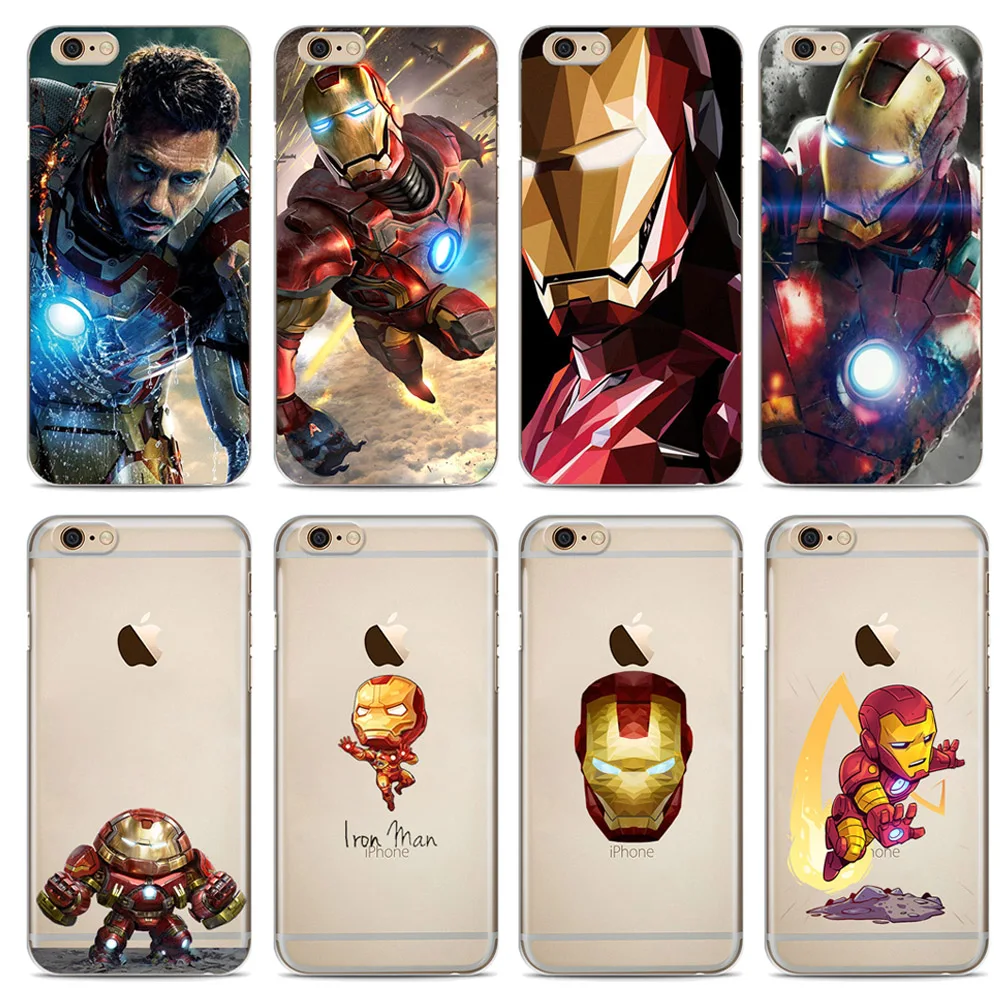 Lron-Man-SuperHero-The-Avengers-Marvel-Comics-Downey-Soft-silicone ...