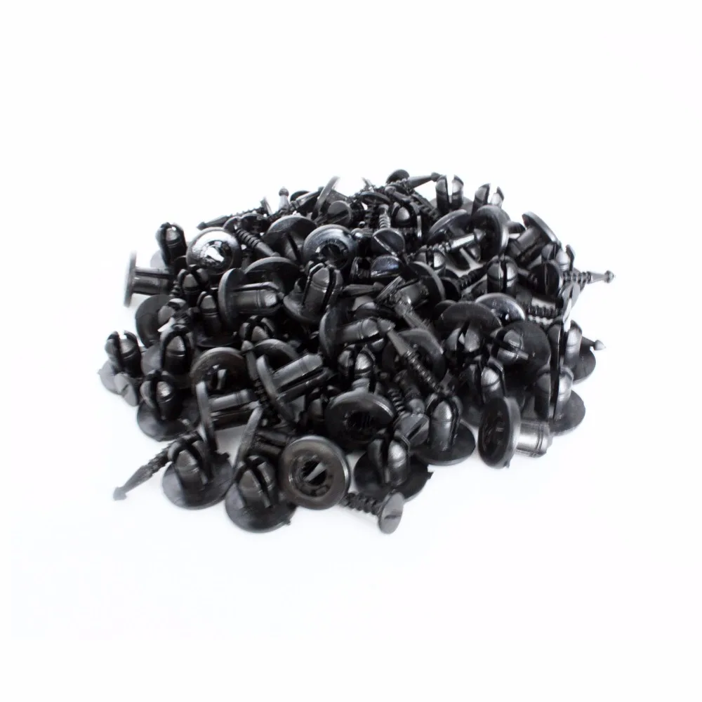 50pcs Car Auto Fastener Renault Bumper Trim Fastener Clips Rivets Panel ...
