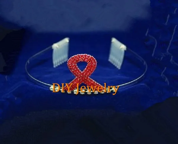 Clear-Rhinestones-Breast-Cancer-Fight-Awareness-Pageant-Ribbon-Tiara ...