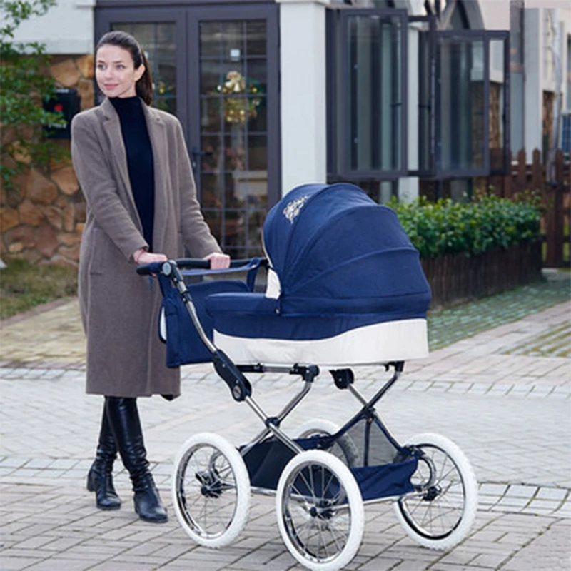 European royal baby stroller two way shock absorbers four high ...