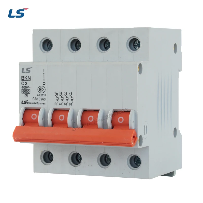 10a 4p 4 Pole Circuit Breaker 400v 35mm Din Rail Household Mini ...