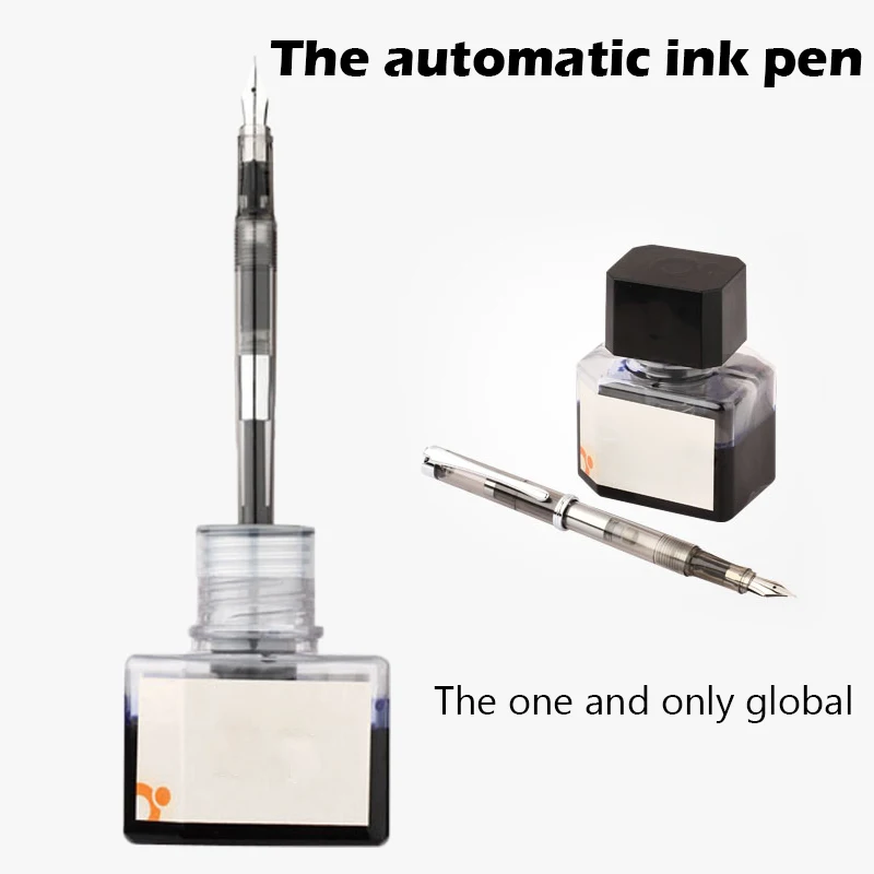 New pattern Automatic ink fountain pen free shipping 0.38mm Nib Choice ...