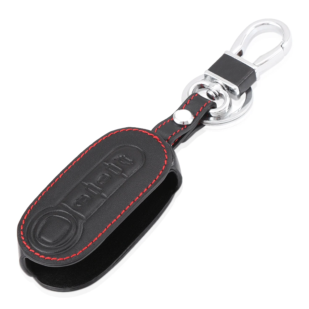 Fashion men Leather Key Car Key Holder Car Cover Case for Fiat 500 ...