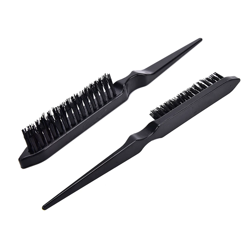 1pc Black Color 23cm Pro Salon Hairdressing Teasing Back Hair Combing ...