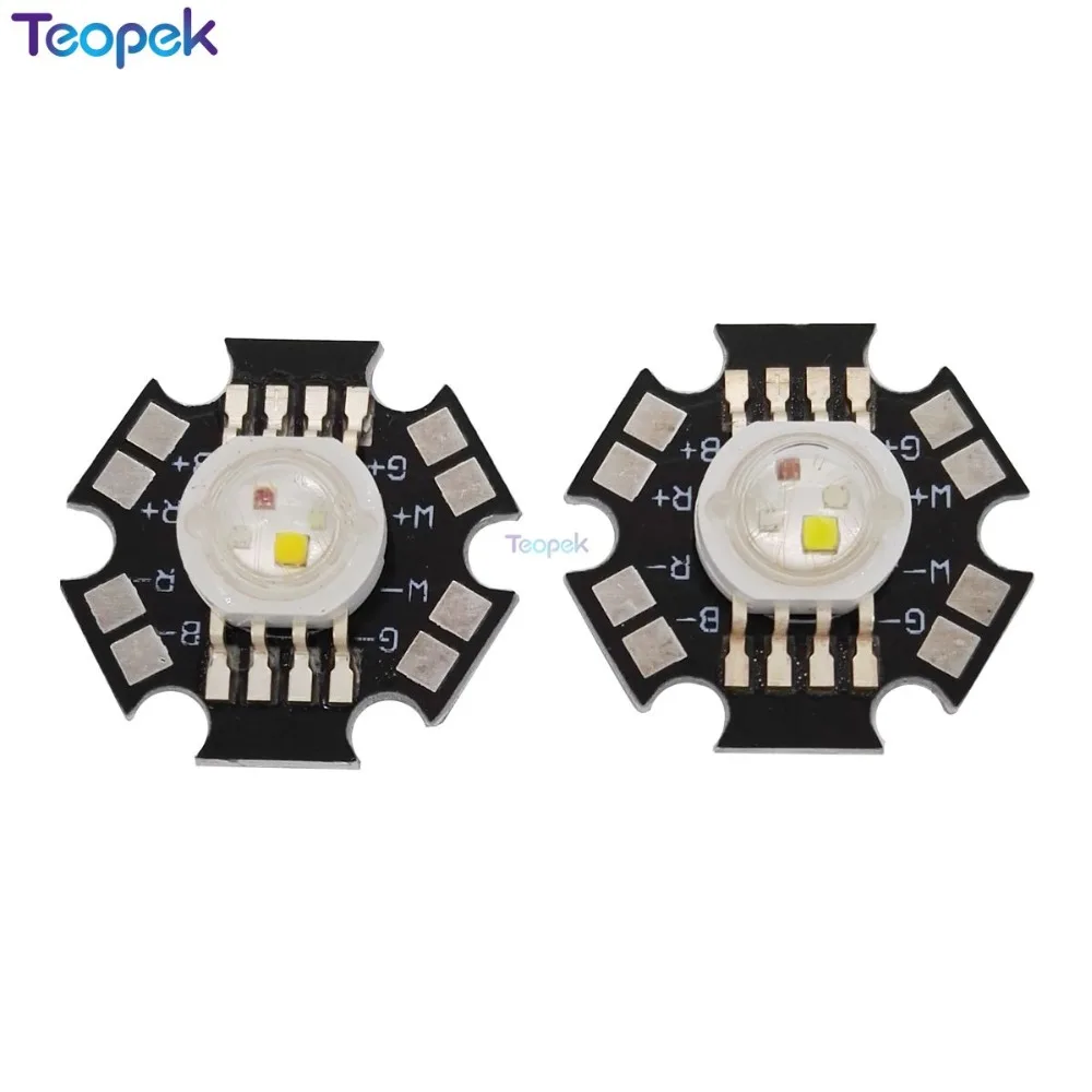 10PCS-4W-RGBW-RGBWW-RGB-Cool-Warm-White-High-Power-Led-Bead-Lamp-Light ...