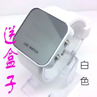 Fashion led watch electronic men and women watches lovers fashion ...