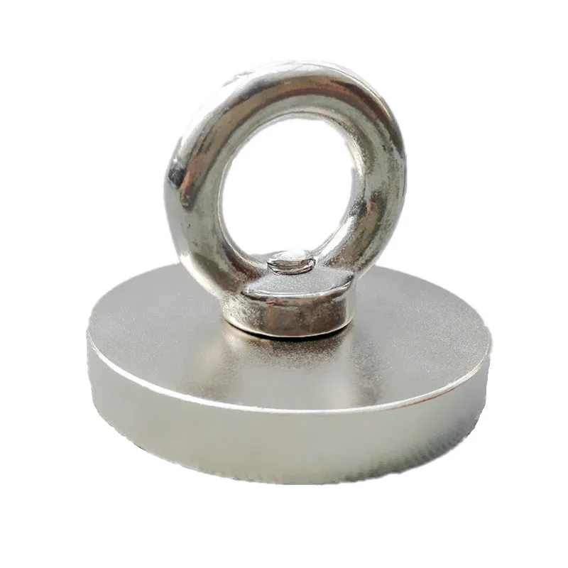 1pc NdFeB Lifting Magnet Diameter 60 mm with Matced Screw Countersunk ...