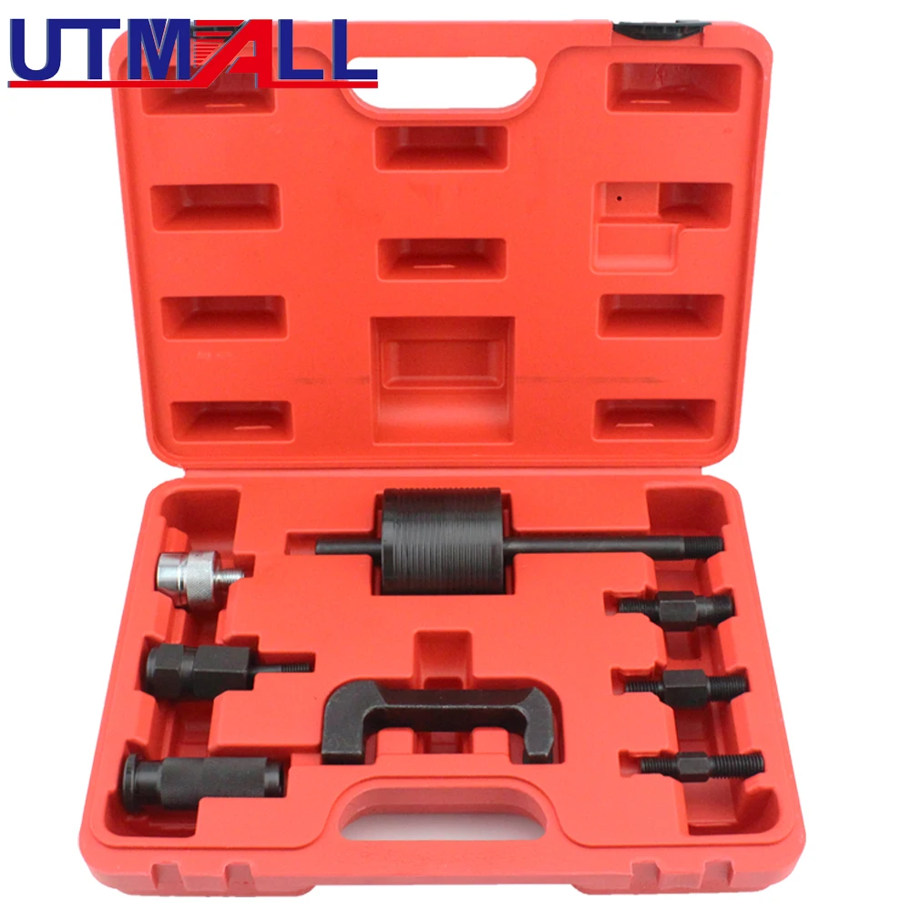 9pcs Diesel common rail injector / puller / extractor set slide hammer ...