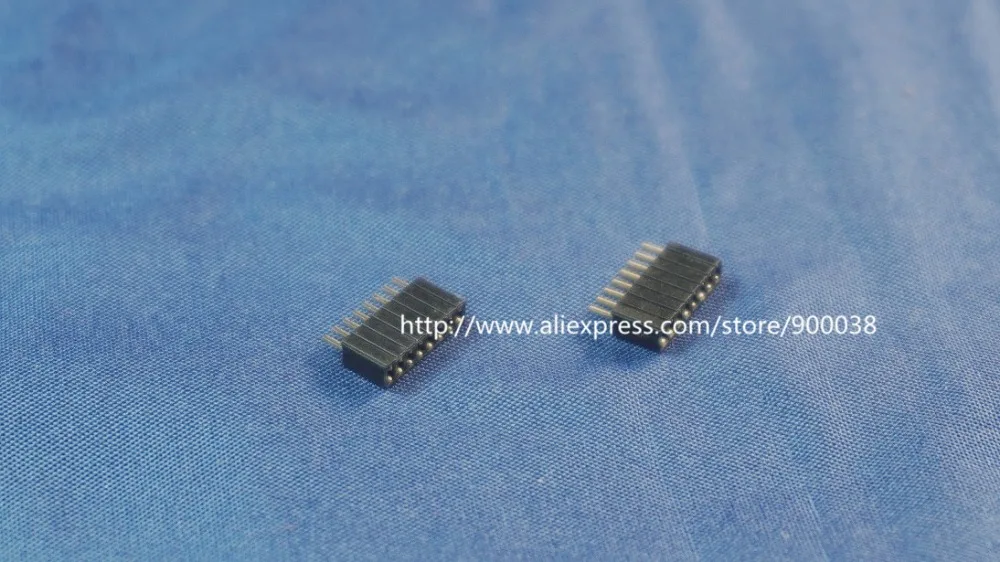10pcs-1x8-P-8-pin-1-27mm-Pitch-Pin-Header-Female-single-row-straight ...