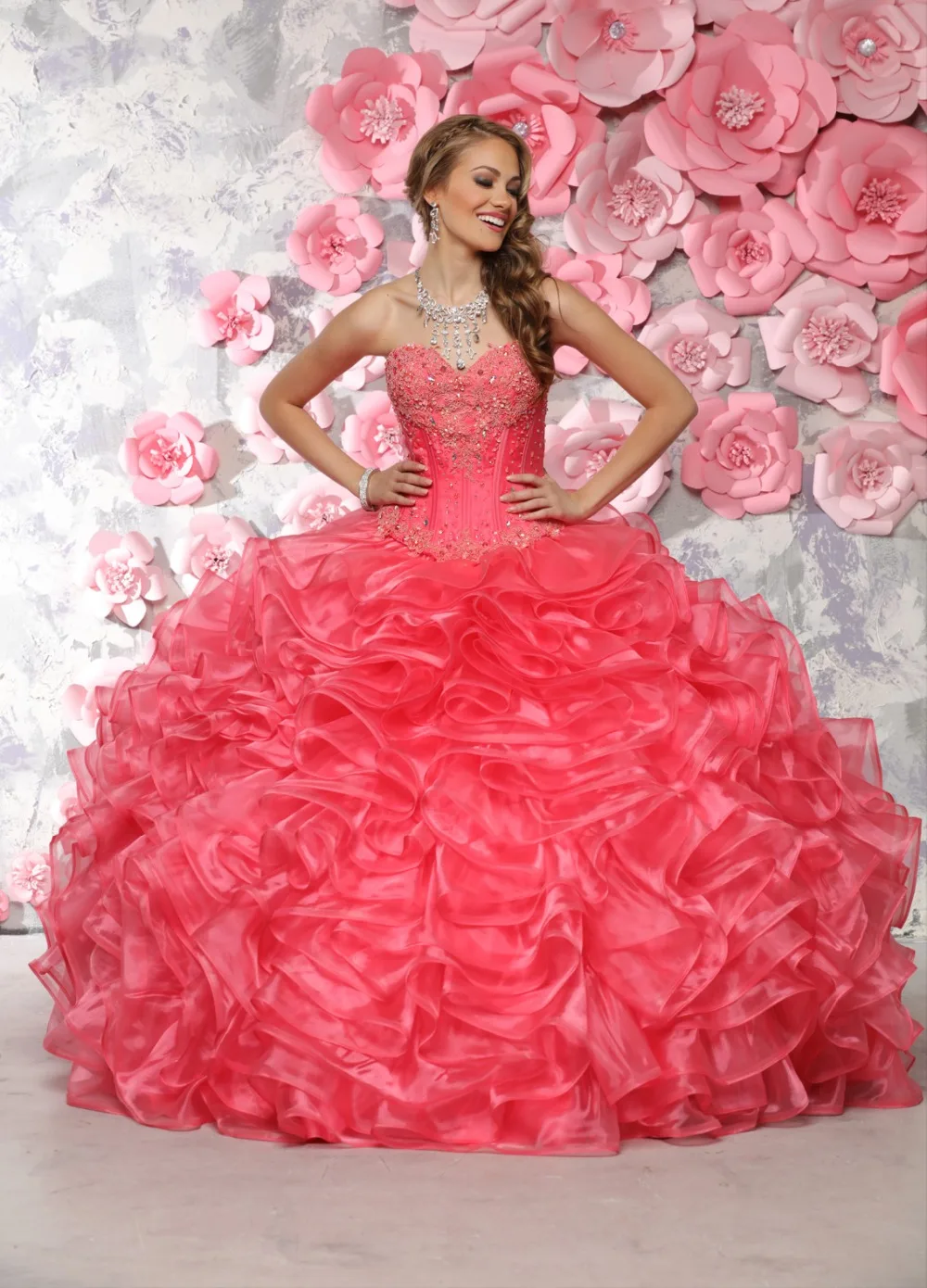 Beaded Watermelon Dress For 15 Year Old Girls dress Kaftan dress beaded-watermelon-dress-for-15-year-old-girls-dress-kaftan-dress