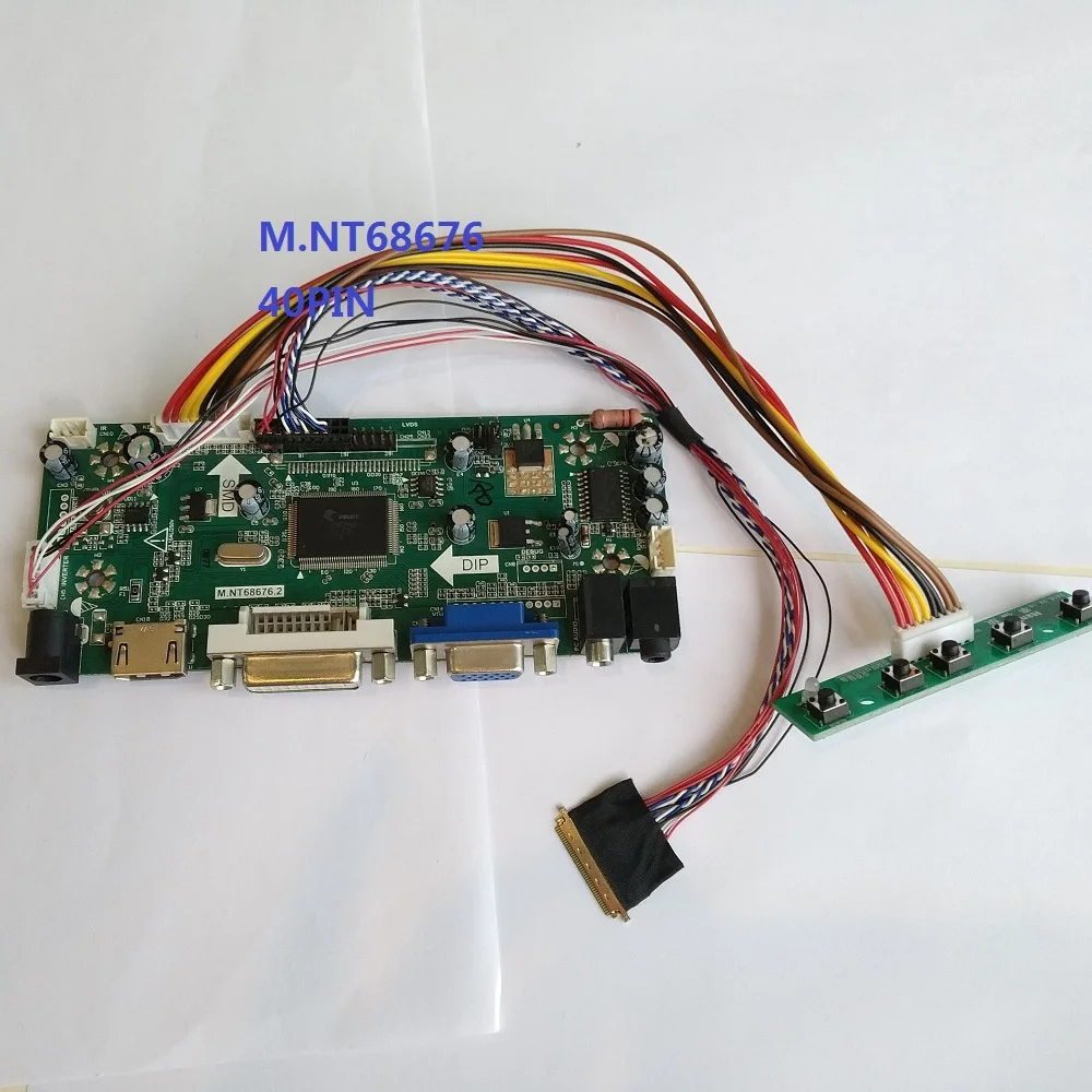 Kit for N140BGE-L43 N140BGE 1366X768 14" monitor VGA HDMI-compatible DVI Audio Controller board ...