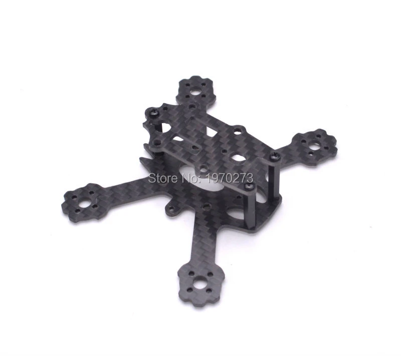 X2 ELF 88mm Carbon Fiber Micro Frame Combo FPV Racing Frame Kit For RC ...