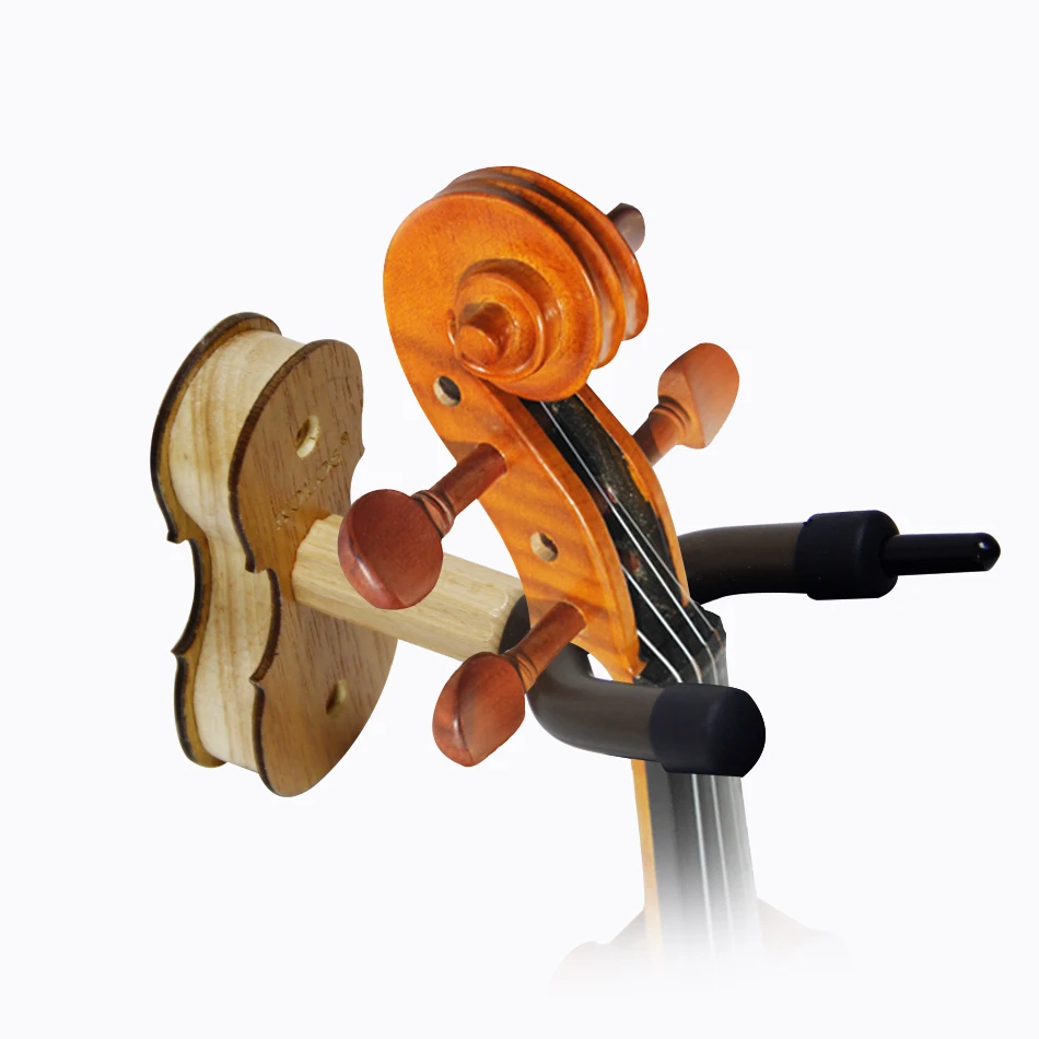 Violin Stand Solid Wood Violin Wall Hanger Hook Violin Accessories ...