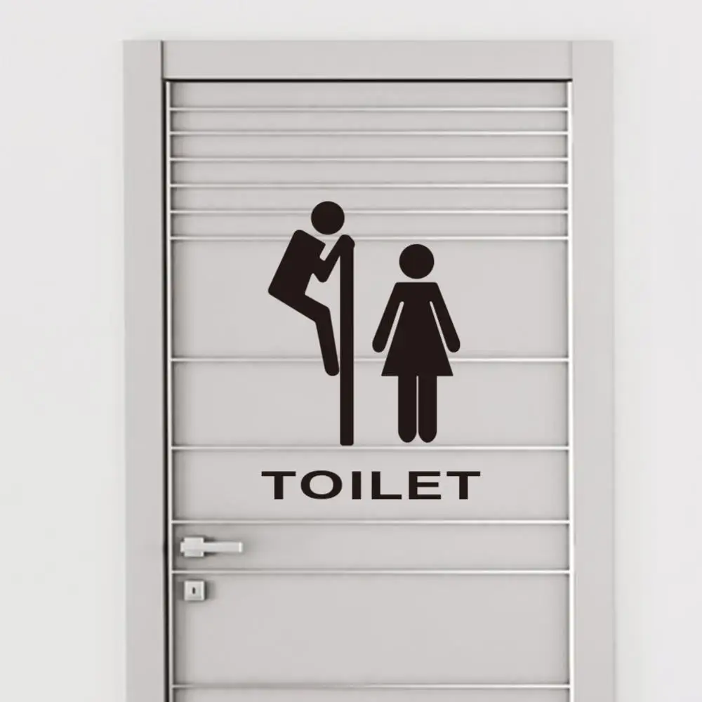 Creative selling toilet waterproof wall stick a toilet can remove the ...