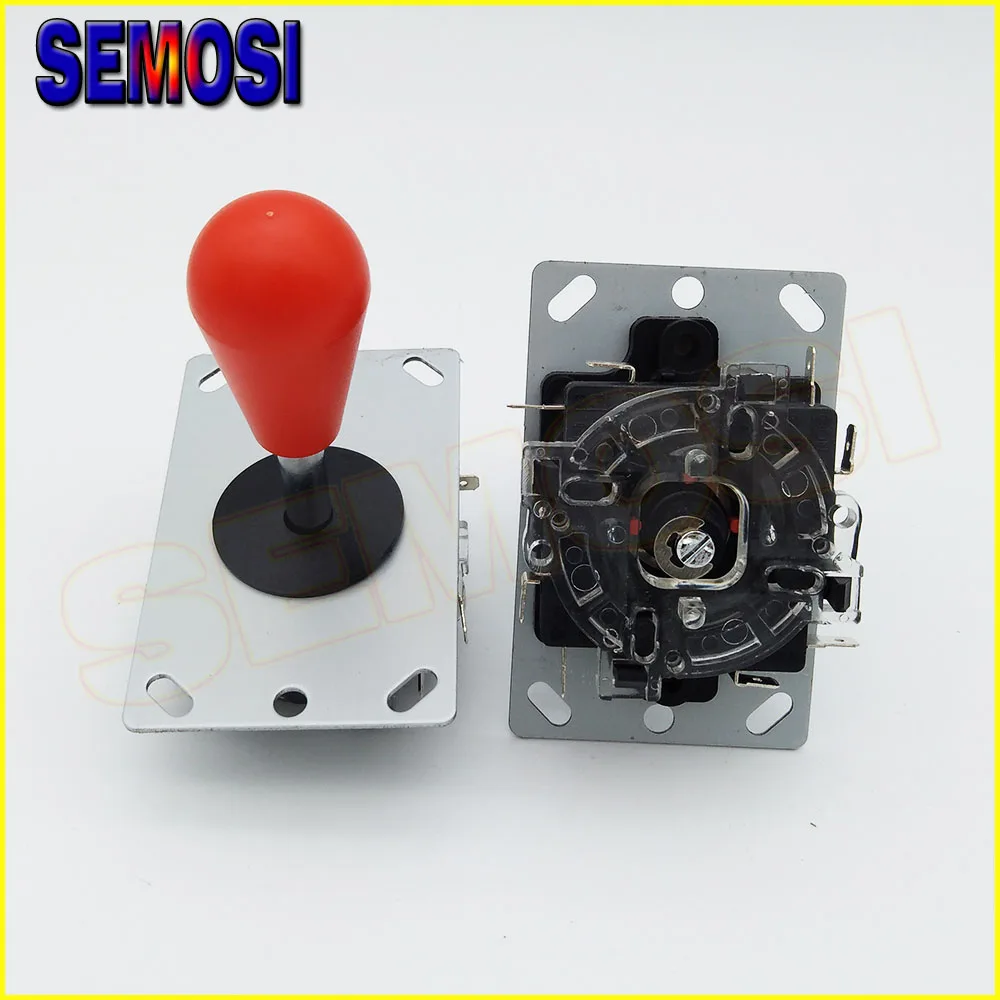 2pcs Classic Like Sanwa 8 way Arcade Joystick Oval Ball Joy Stick with ...