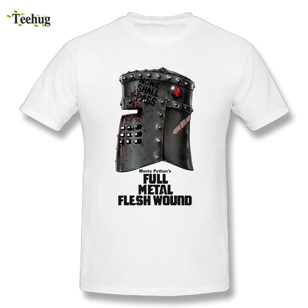 2018 Men's Black Knight Tis But A Scratch Monty Python T Shirt Brand ...