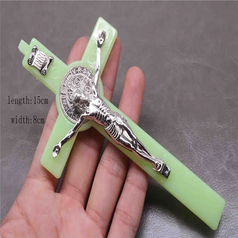 Religious plastic Christ cross pendant. Large Christ Jesus Cross ...