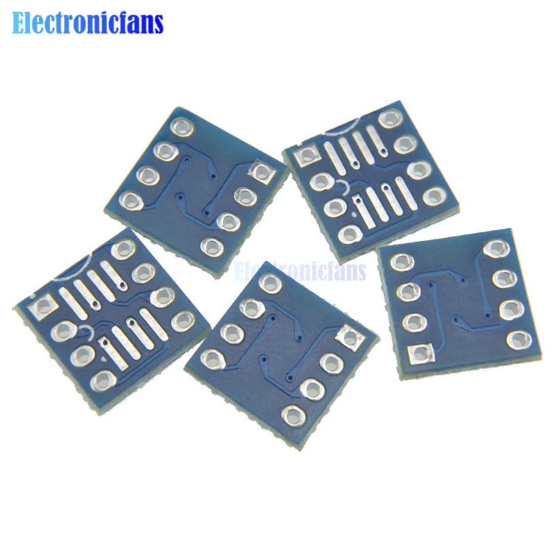 10pcs Sop8 So8 Soic8 To Dip8 Interposer Board Pcb Board Adapter Plate ...