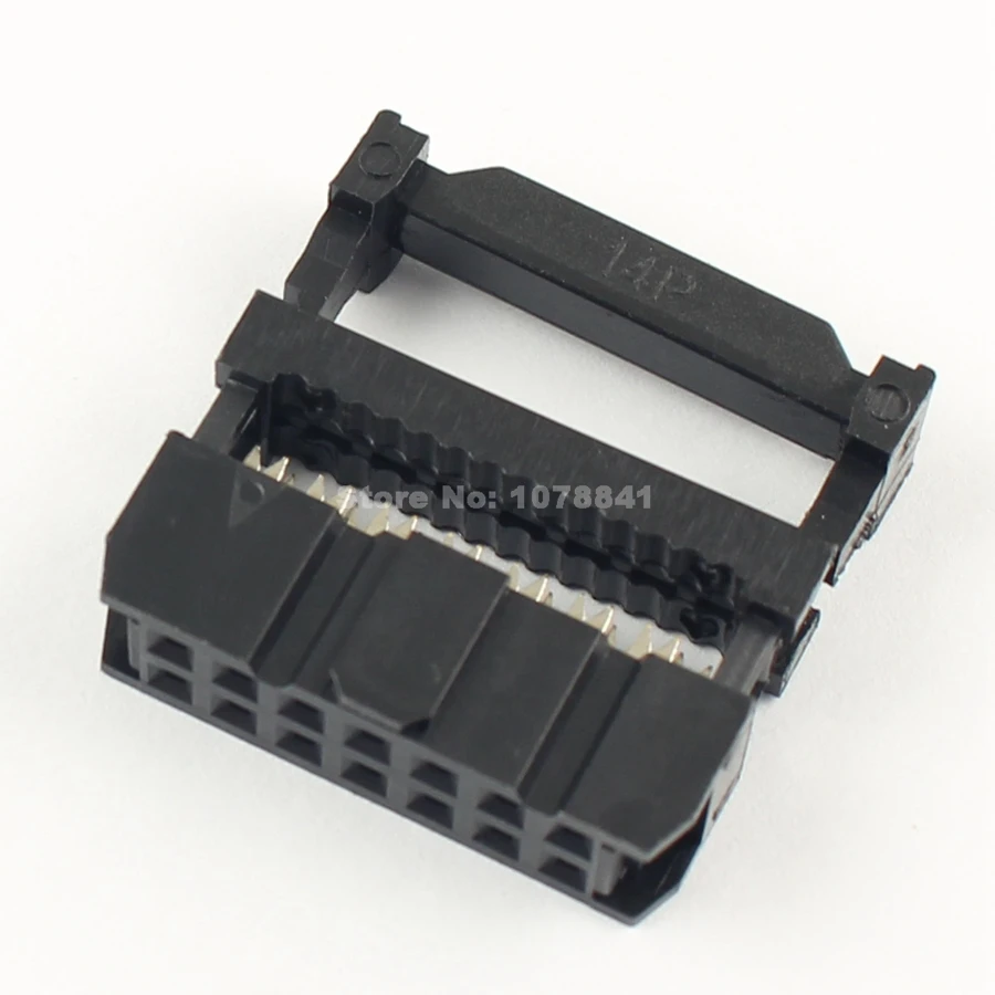 100pcs 2.54mm Pitch 2x7 Pin 14 Pin Idc Fc Female Header Socket ...
