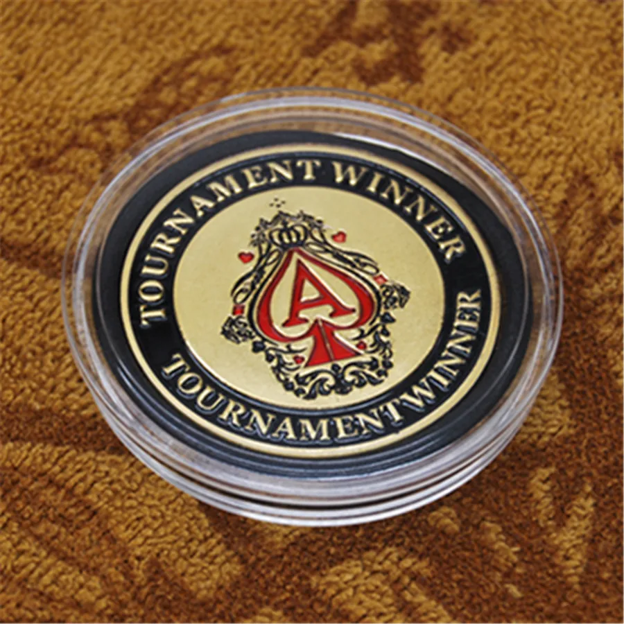 2018 New Arrivals Tournament Winner Casino Challenge Coin Normal Gold ...