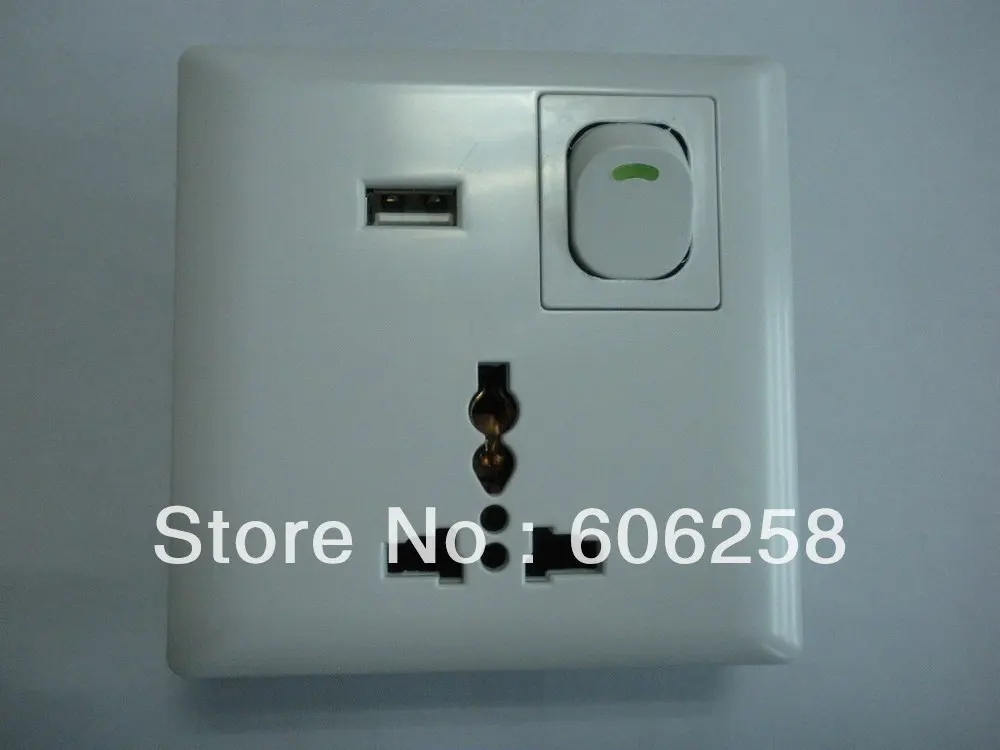 Usb Multi Charging Socket / Usb universal Wall socket 110V 220V 2PCS ...