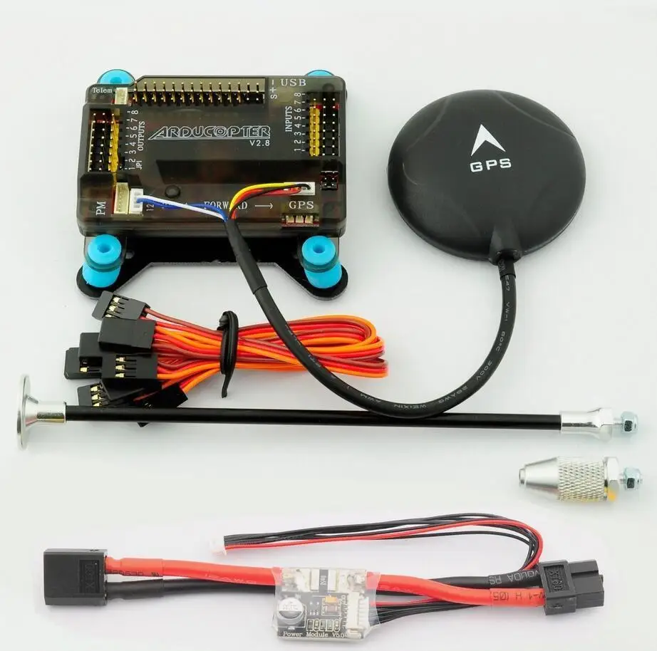 Apm 2.8 Flight Controller +neo 6m Gps 5v 3a Power Module &support Rc ...