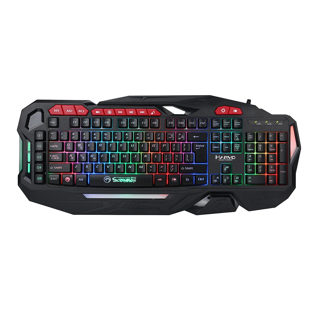 MARVO KG760 Teclado Para Jogos DIODO EMISSOR De Luz Respira o MARVO KG760 Teclado Para Jogos DIODO EMISSOR De Luz Respira o