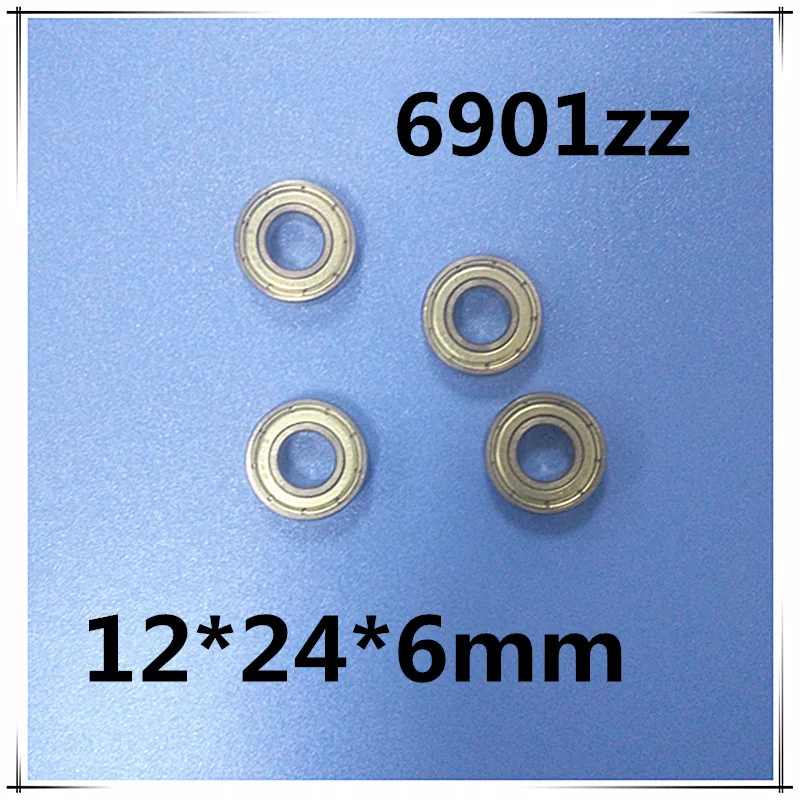 ball 6901 6901z 6901ZZ bearing size: 12 * 24 * 6 mm ball bearings 50pcs ...