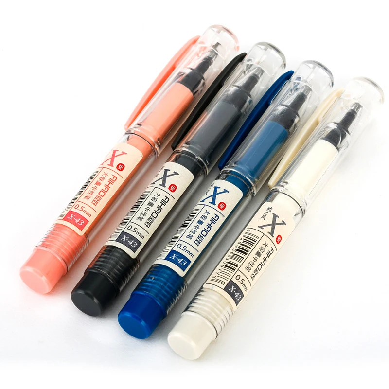 12pcs/set Creative Large Capacity Gel Ink Pens 0.5mm Needle Tip Blue ...