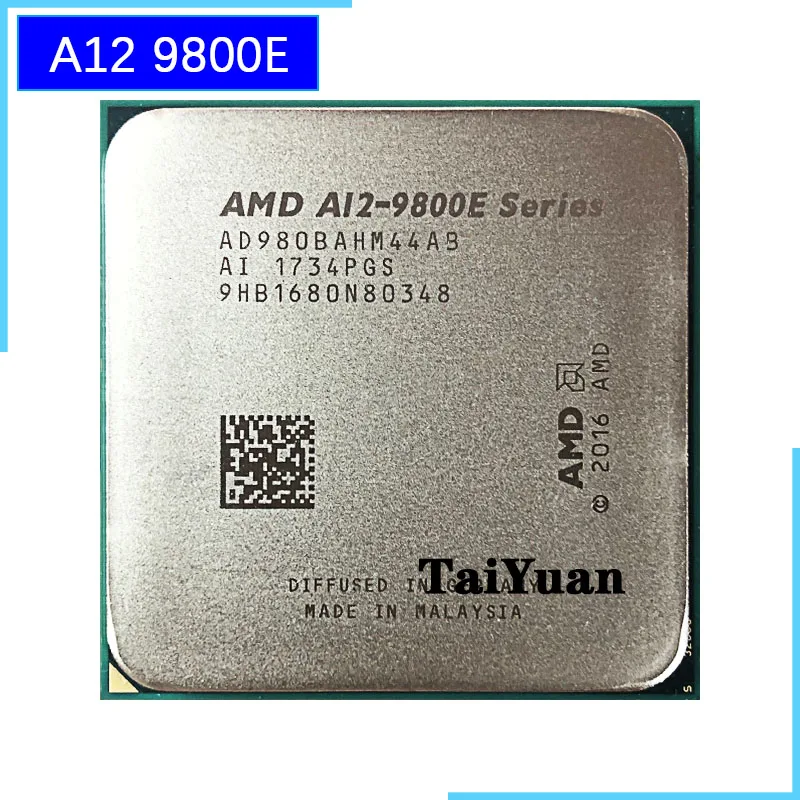 AMD A12 Series A12 9800E A12 9800E A12 9800 E 3.1 GHz Quad Core ...