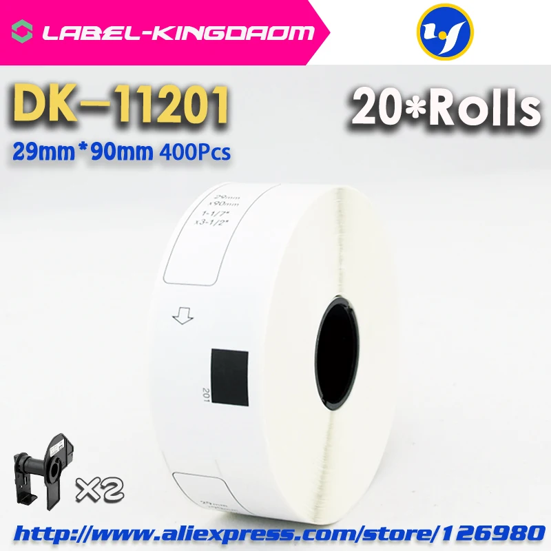 20 Refill Rolls Compatible DK 11201 Label 29mm*90mm Die Cut Compatible ...