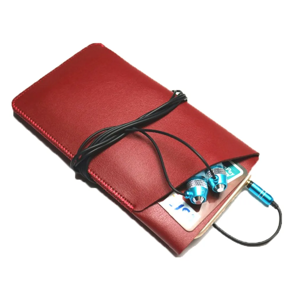 Ultra-thin Super Slim Phone Pouch Cover, Vintage Microfiber Stitch ...