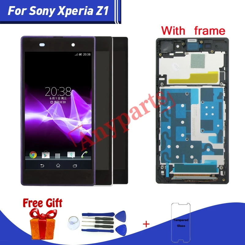 Pantalla LCD + pantalla táctil para SONY Xperia Z1, L39H, C6902, C6903, C6906, C6943|Pantallas ...