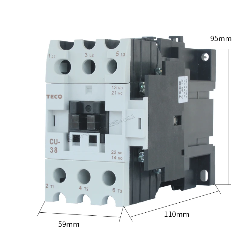 50/60hz 38a Ui1000v Ac3 Ac Contactor Ac24v 380v 220v 110v Coil Voltage ...