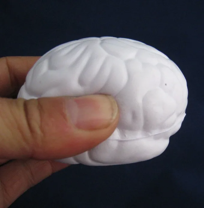 Free Shipping 12pcs/lot 7cm Pu Foam Material Stress Release Brain,pu ...