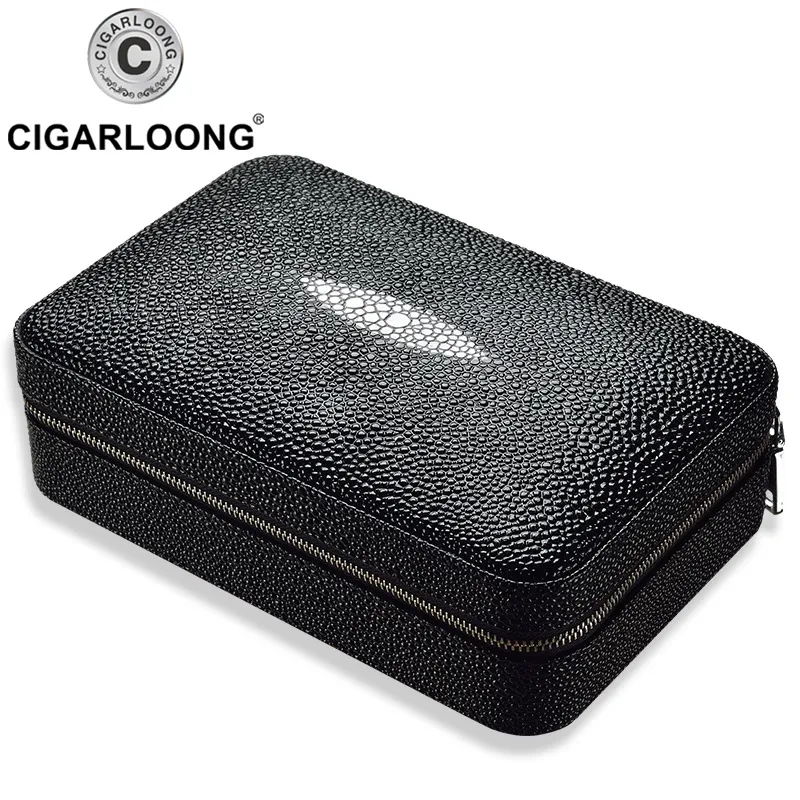 CIGARLOONG Cigar Box Wooden Cigar Display box humidor for cigars ...