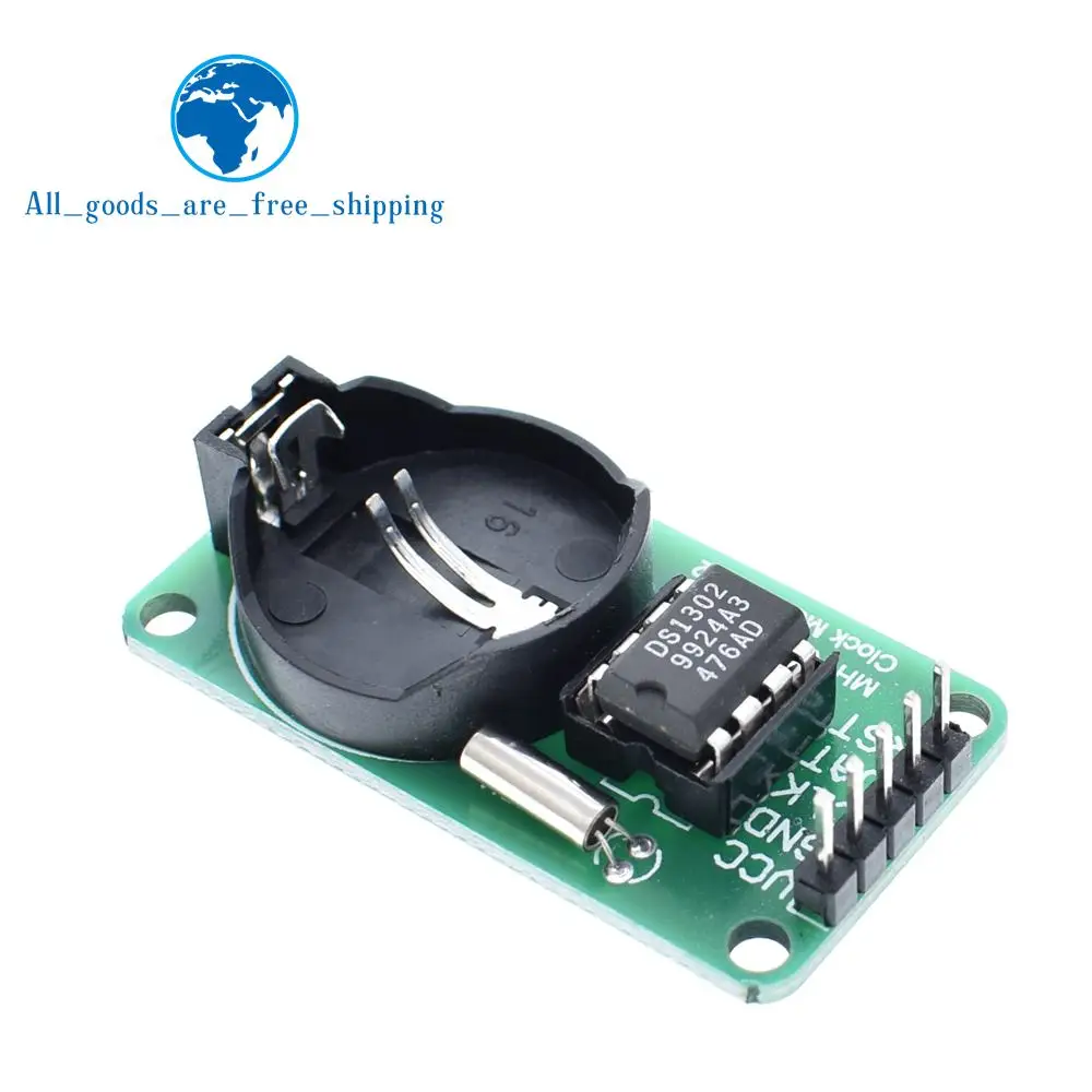 TZT New Arrival RTC DS1302 Real Time Clock Module For AVR ARM PIC SMD ...