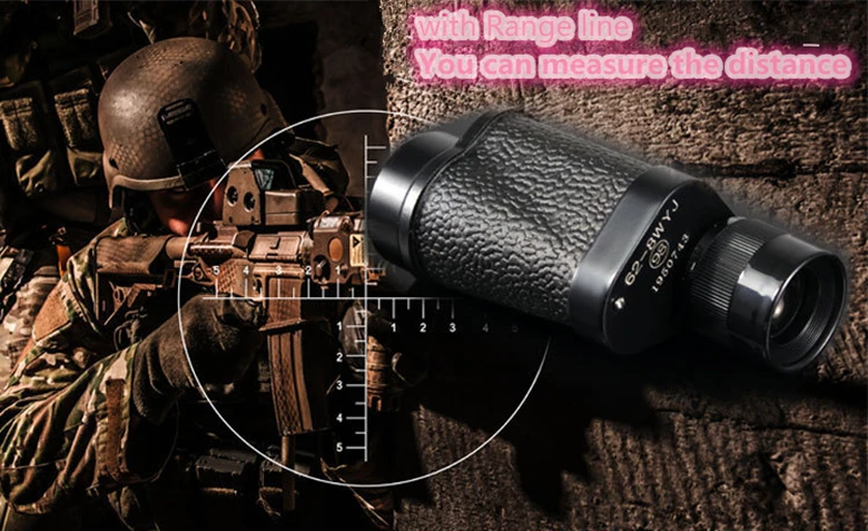 Metal 12X45 Russian Military Monocular HD High Quality Portable Mini ...