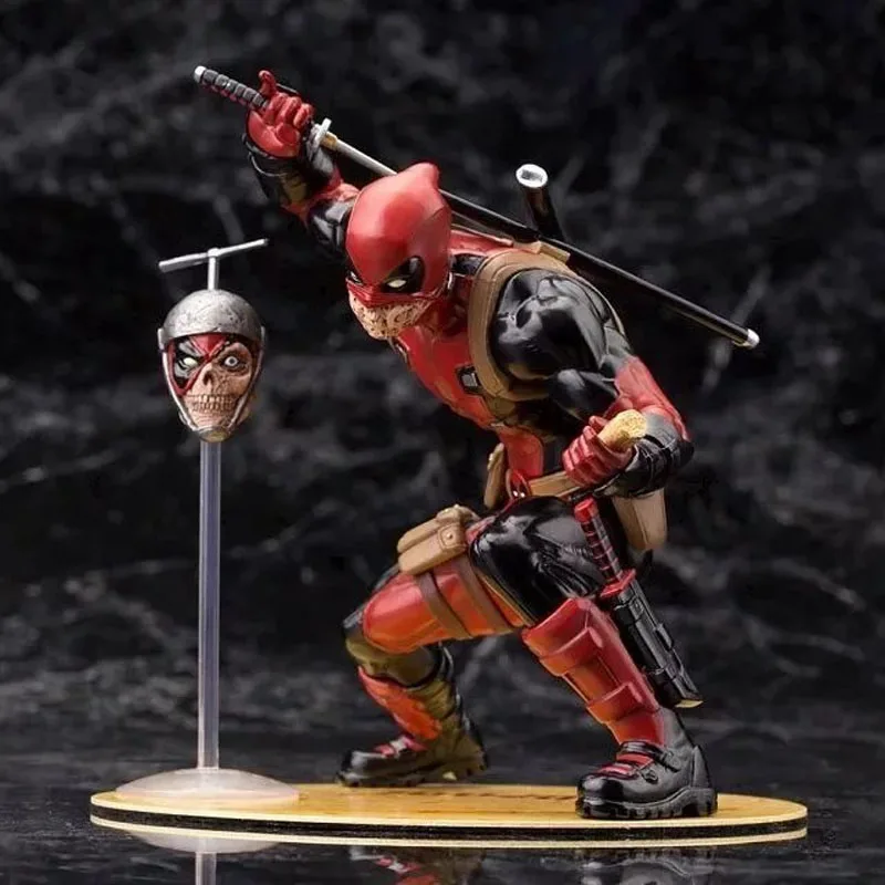 Free Shipping 6" Anime X MEN The Deadpool Red Limited Ver. with Head ...