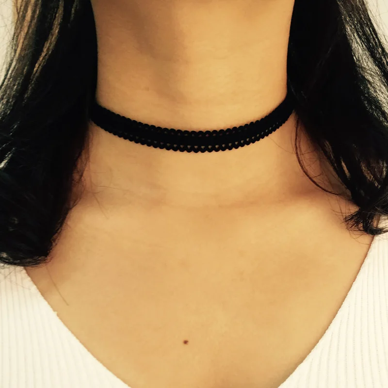 Buy New Fashion Jewelry Gothic Black Lace Choker