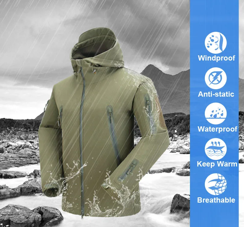 Waterproof Winter Thermal Military Tactical Jackets