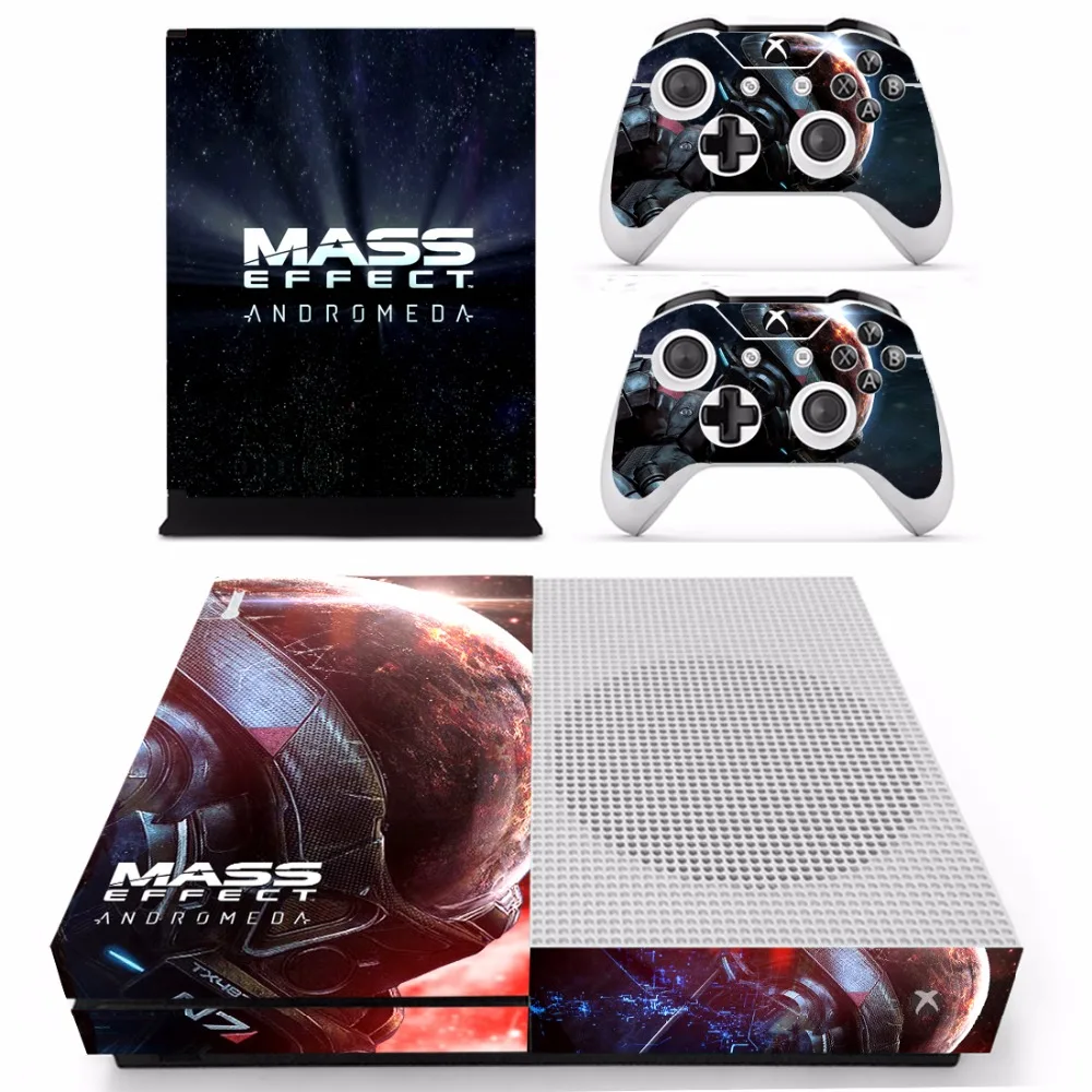 Mass Effect Andromeda Skin Sticker for Xbox One S Console and ...