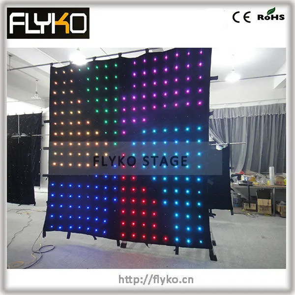 Free-Shipping-New-Style-Customize-Indoor-Black-Cloth-RGB-LED-Curtain ...