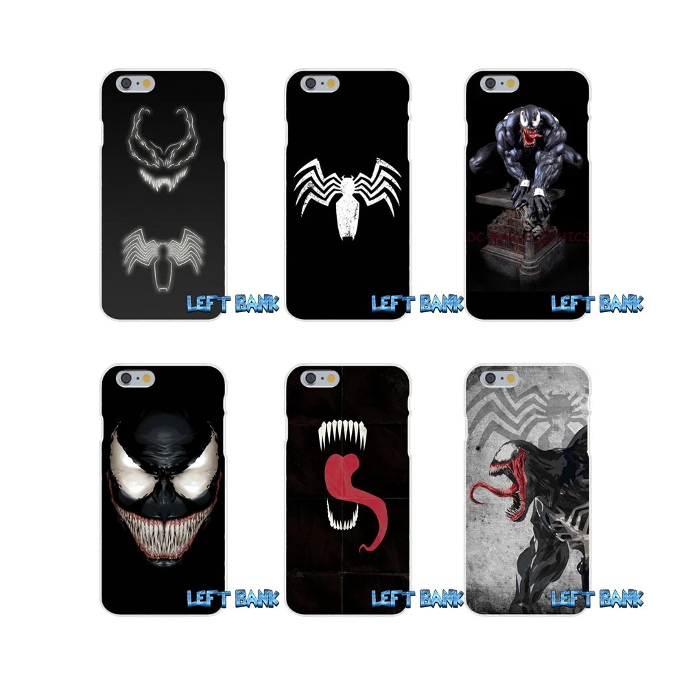 Spiderman Villain Marvel Venom Slim Silicone Case For iPhone X 4 4S 5 ...