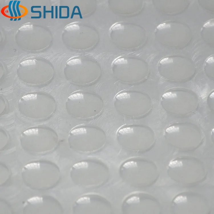 500-PCS-10-mm-x-1-5-mm-Self-Adhesive-Clear-Anti-Slip-Round-Rubber ...