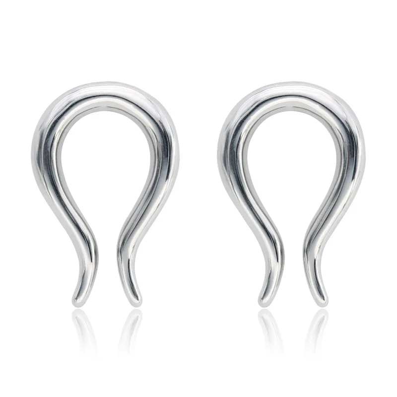 Hot Sale Stainless Steel Titanium U Type Ear Plug Taper Stretchers ...