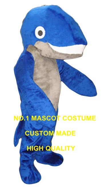 Blue Whale Mascot Costume For Adult Realistic Sea Marine Animal Whale ...